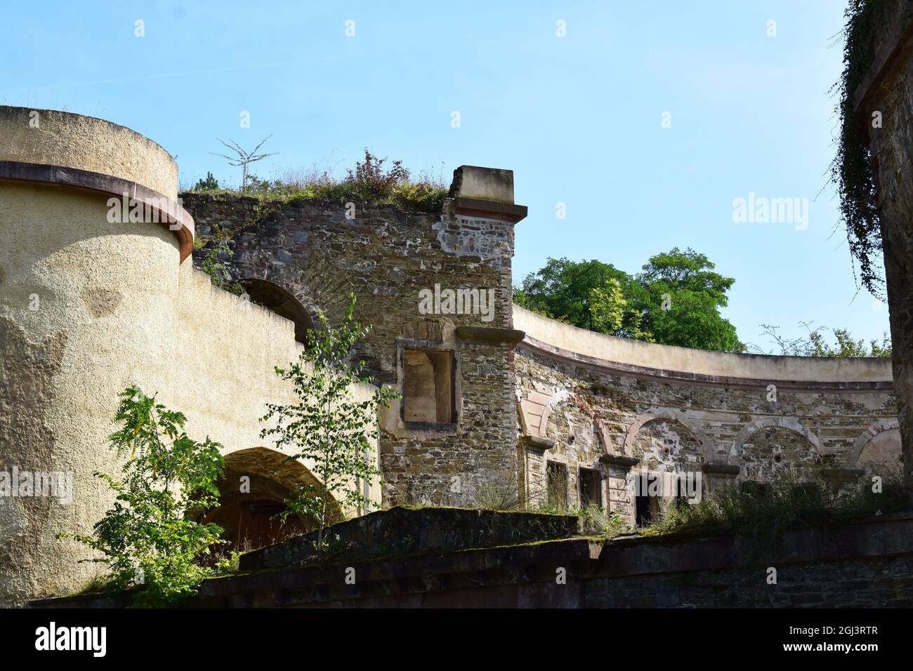 Fort Asterstein, Prussian Fortress in Koblenz Stock Photo - Alamy