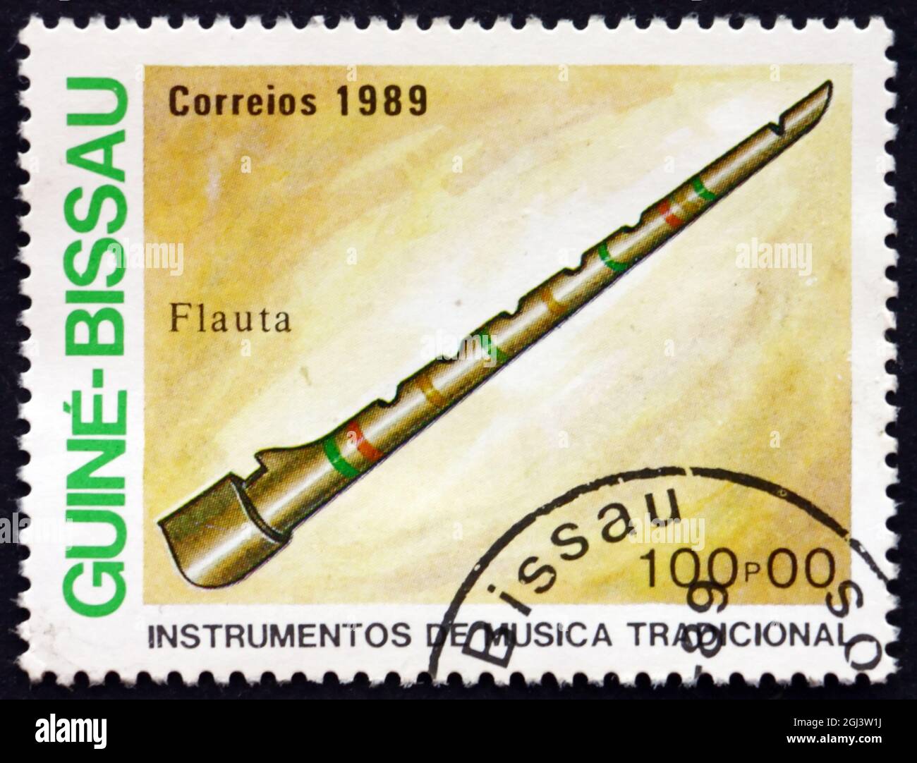 GUINEA-BISSAU - CIRCA 1989: a stamp printed in Guinea-Bissau shows ...