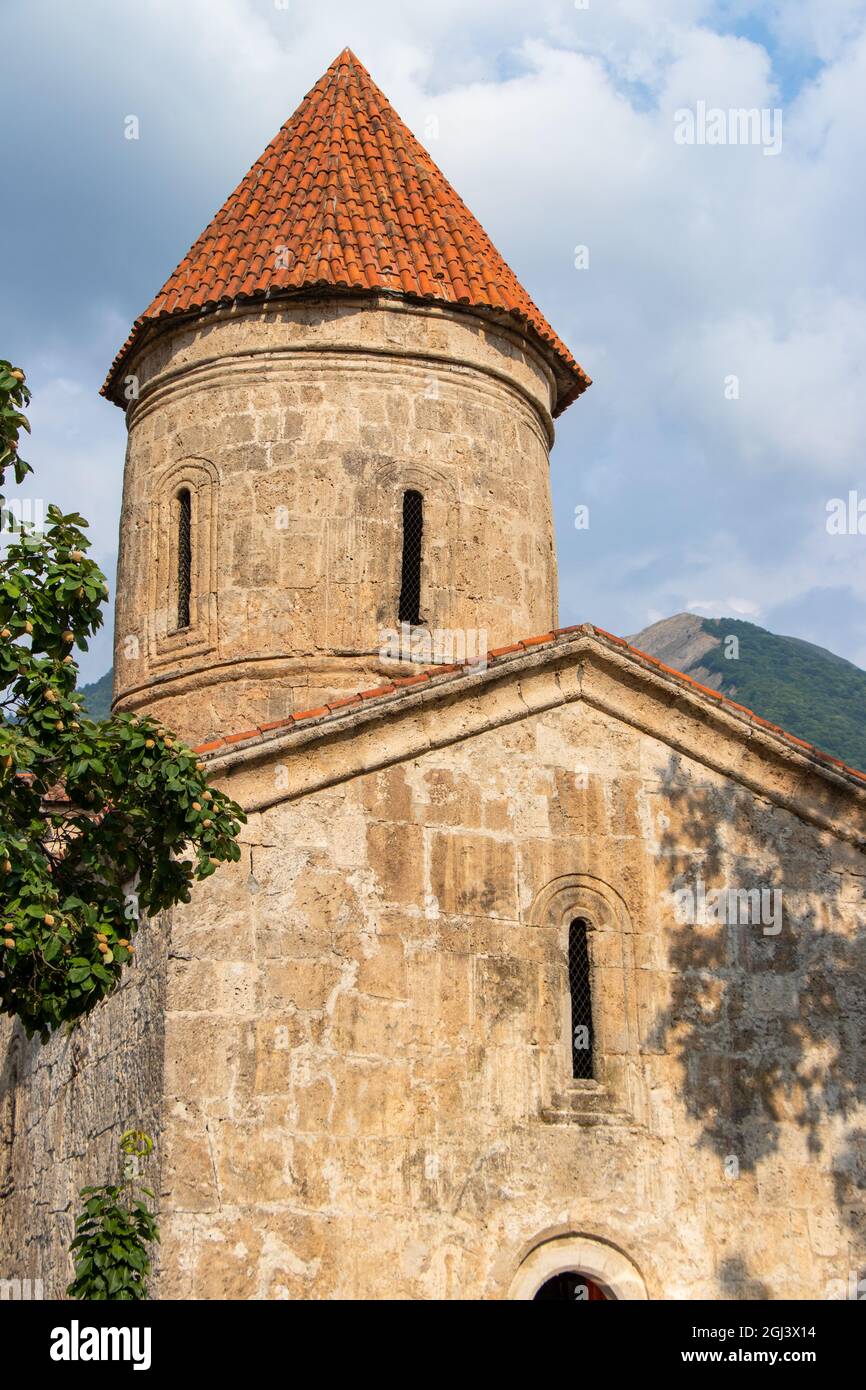 Ancient religious buildings in the Caucasus. Old christian temple in ...