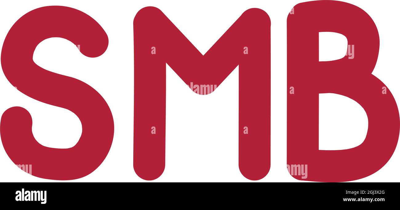 smb text banner Stock Vector Image & Art - Alamy