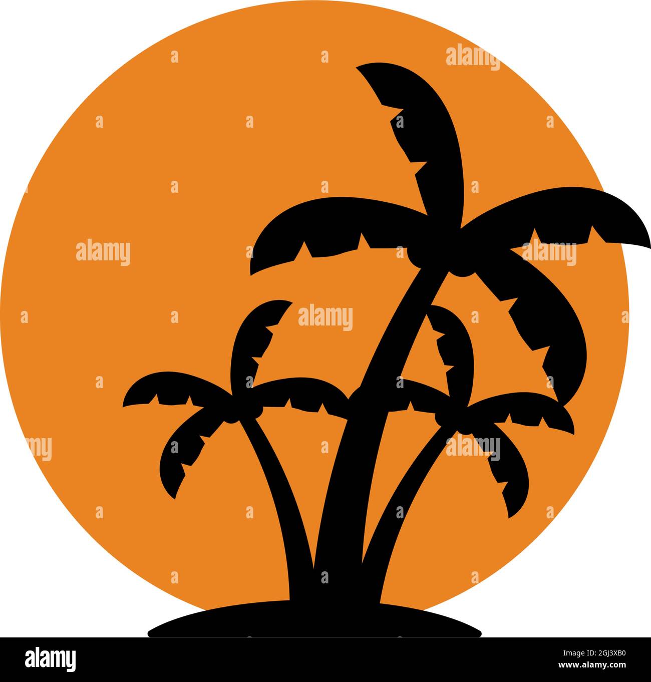 Sunset icon Stock Vector Images - Alamy