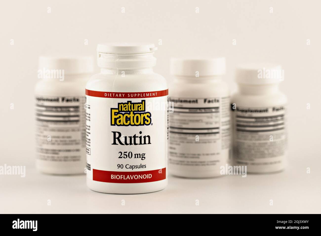 rutin capsules in the jar. dietary supplement editorial photo Stock ...