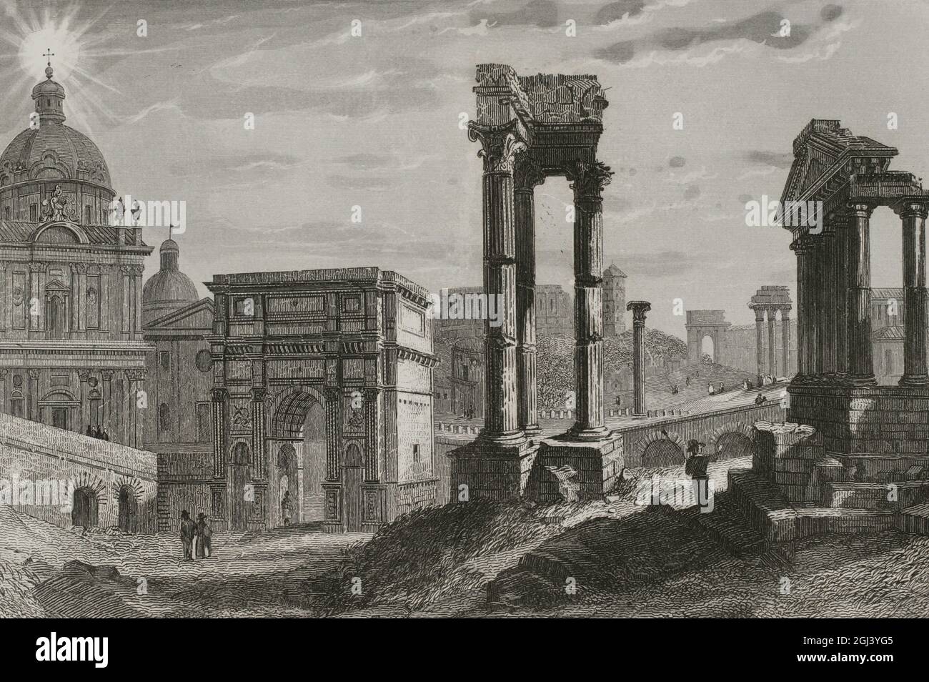 19th century baroque triumphal arch hi-res stock photography and images ...