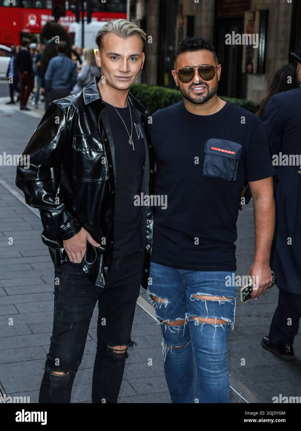 Harry Derbidge and Dean Rowland attend the press night for Pretty Woman ...