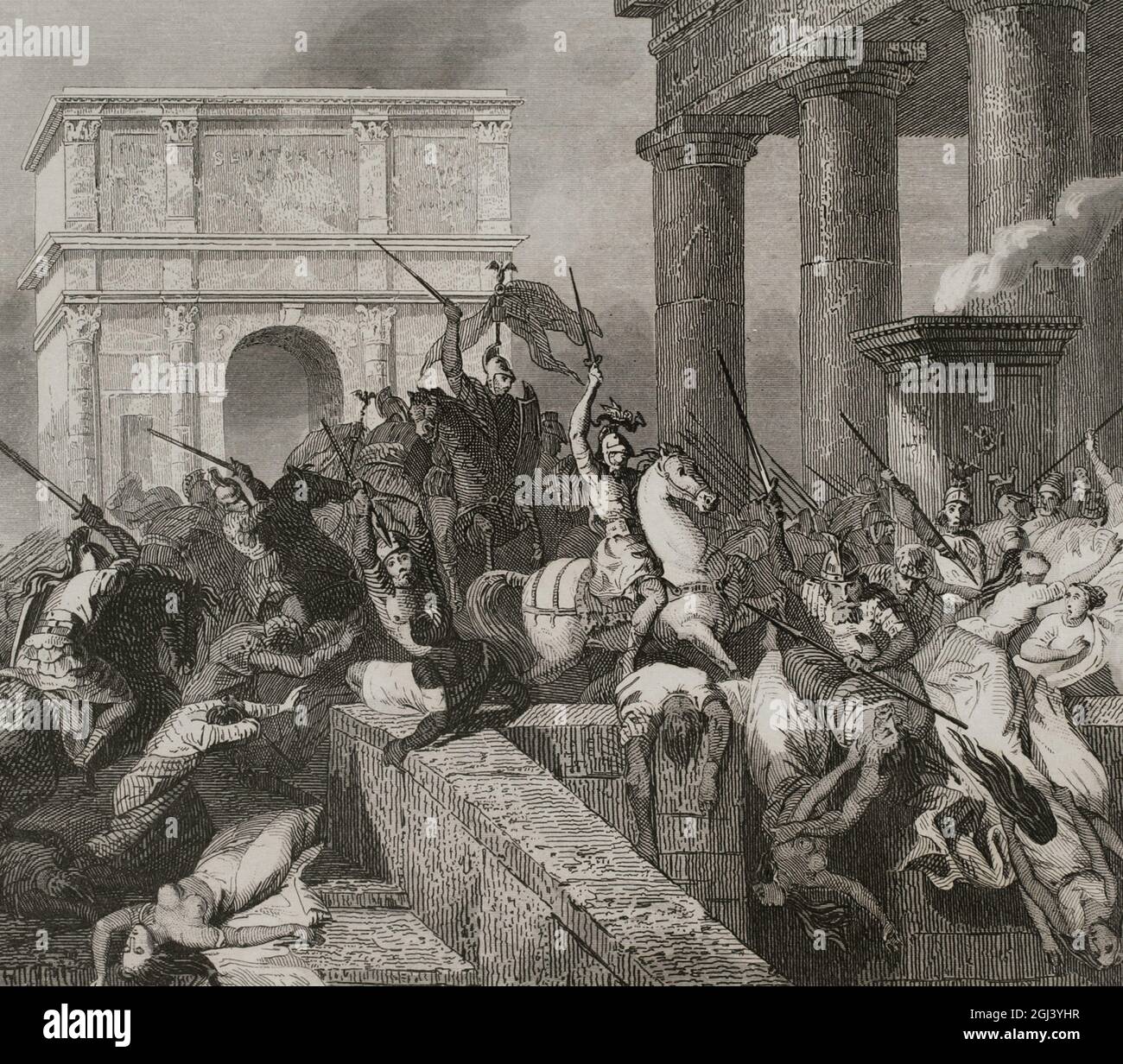 Gothic invasion of rome hi-res stock photography and images - Alamy