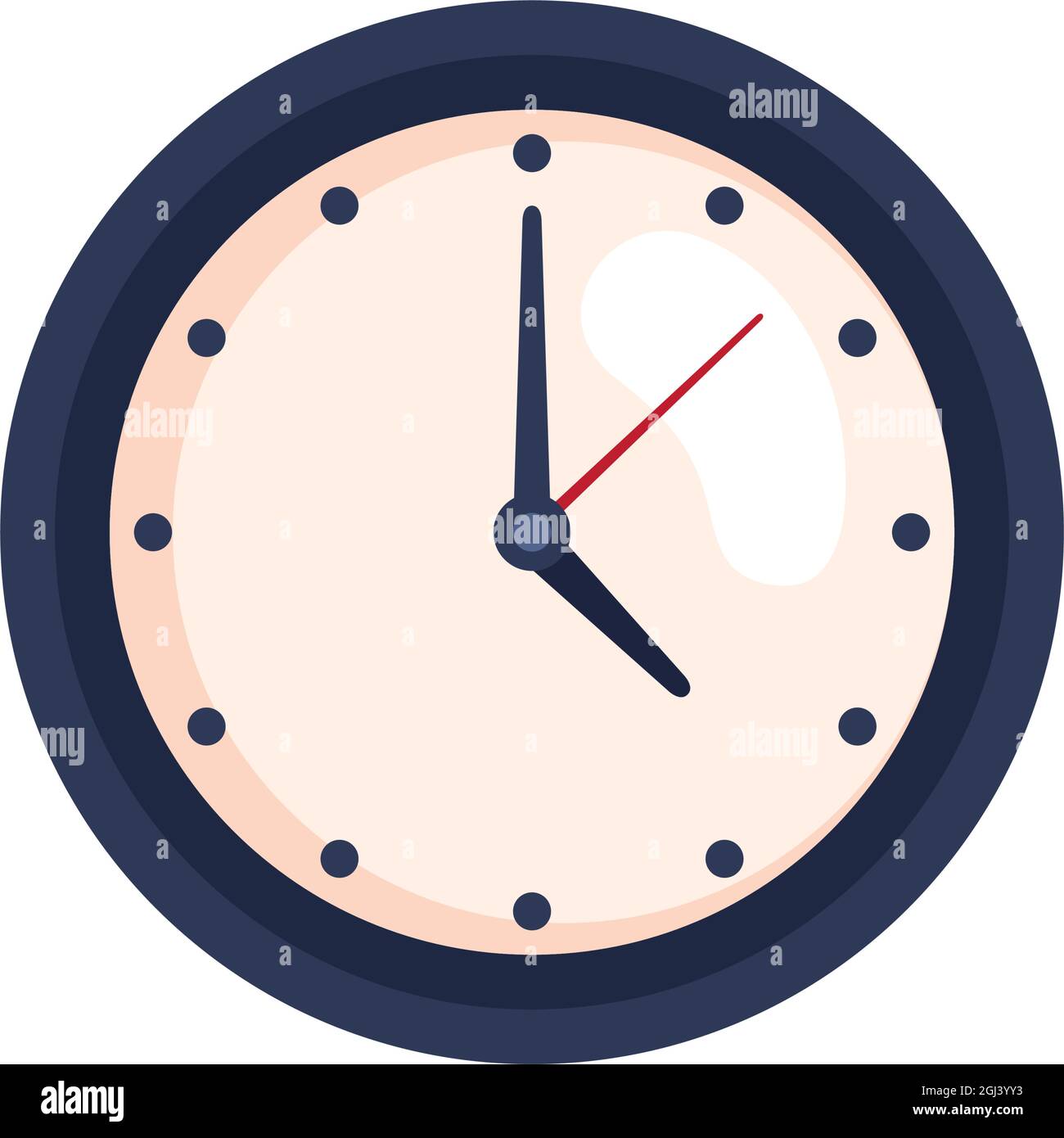 Isolated clock icon Stock Vector Image & Art - Alamy