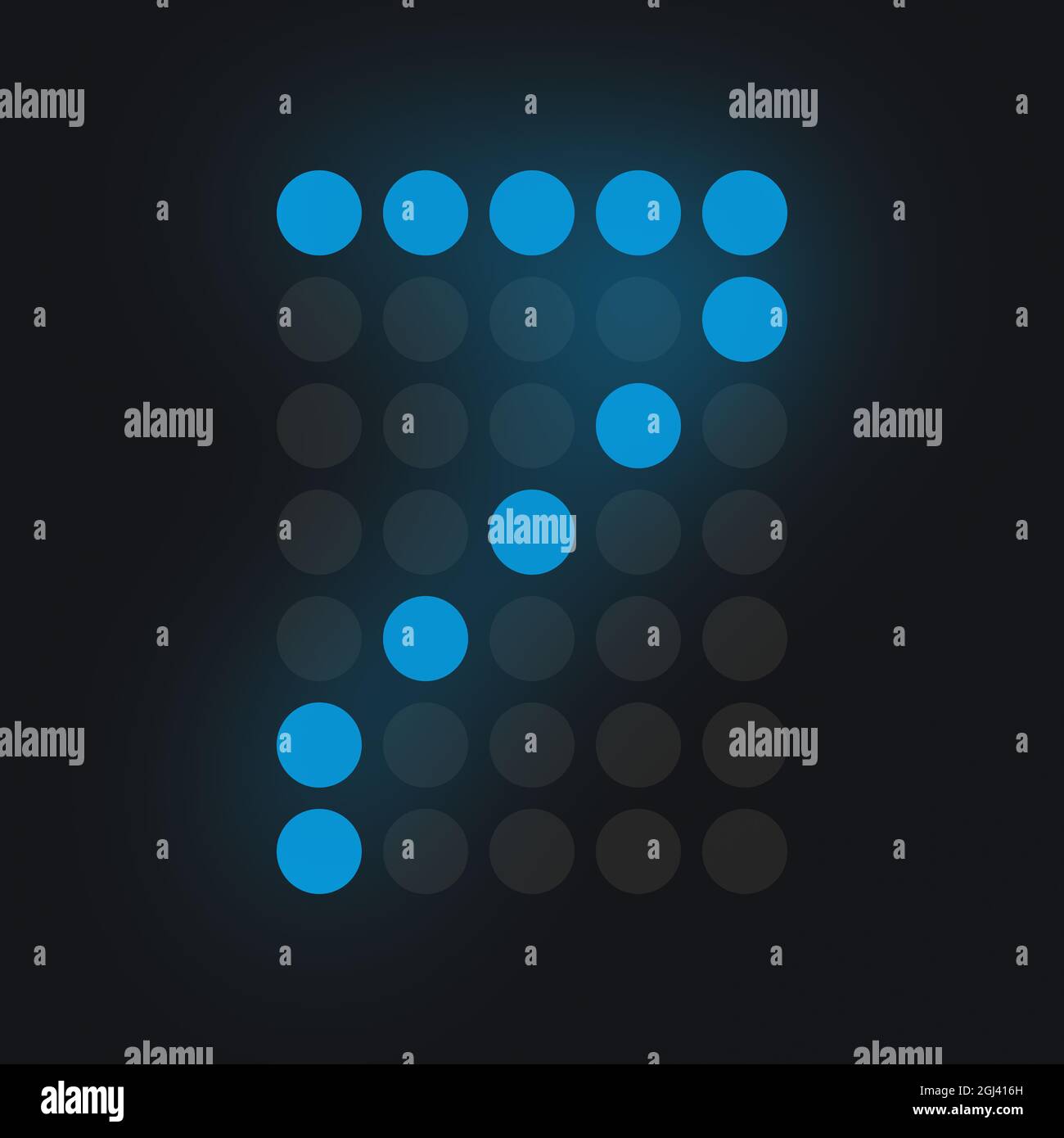 Digital number seven hi-res stock photography and images - Alamy