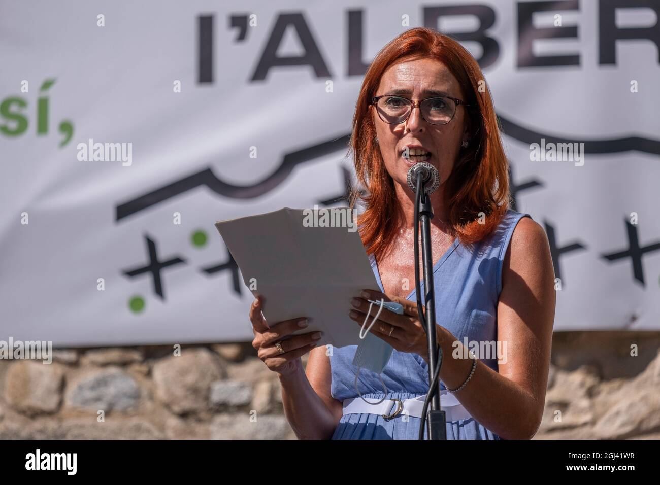 Sònia Martinez, president of the Regional Council of l, Alt Empordà, is ...