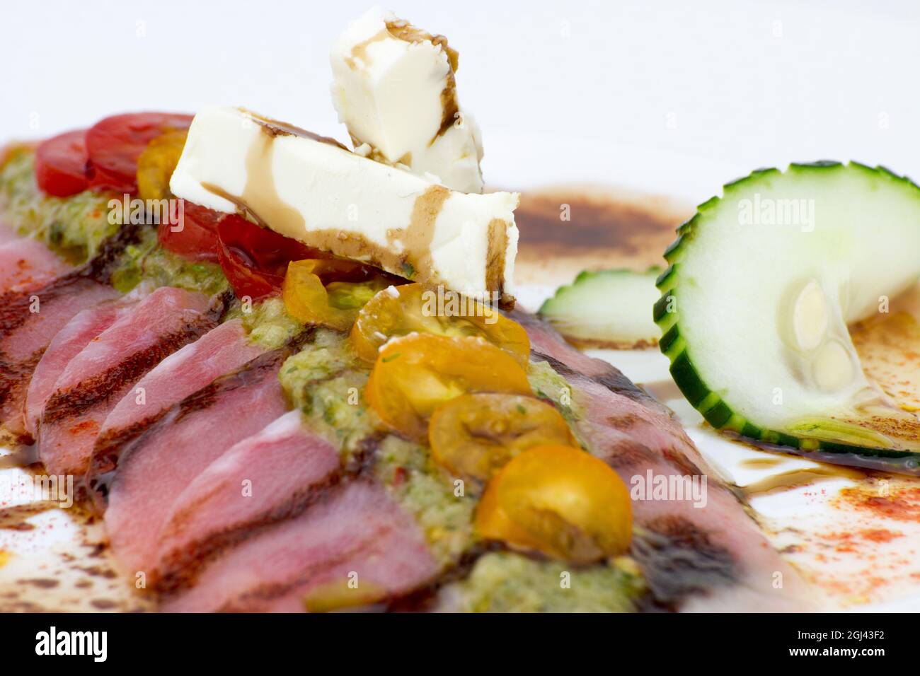 Food artistic dinner plate hi-res stock photography and images - Alamy