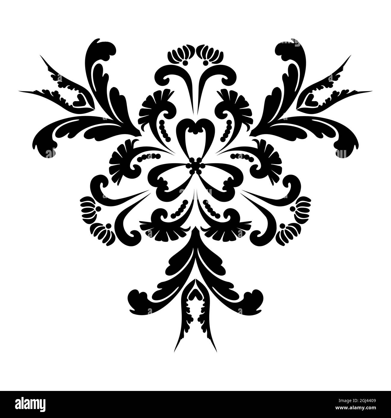 Victorian ornament. Reusable Floral painting stencils. For the design ...