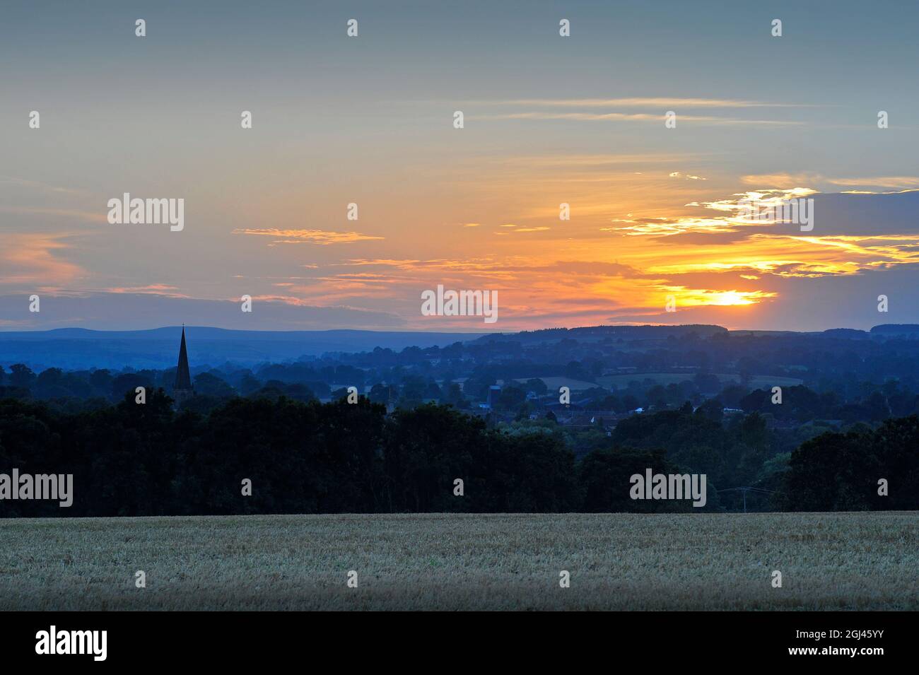 Sunset yorkshire hi-res stock photography and images - Alamy