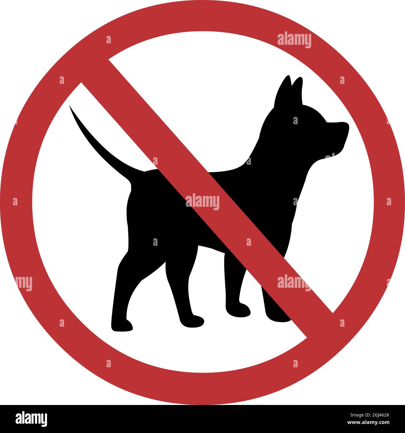 Signage for no dogs Stock Vector Images - Alamy