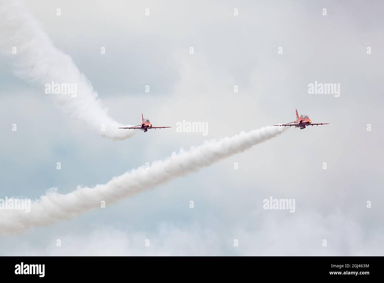 Royal Air Force Aerobatic Team, Red Arrows, display, Bournemouth Air ...