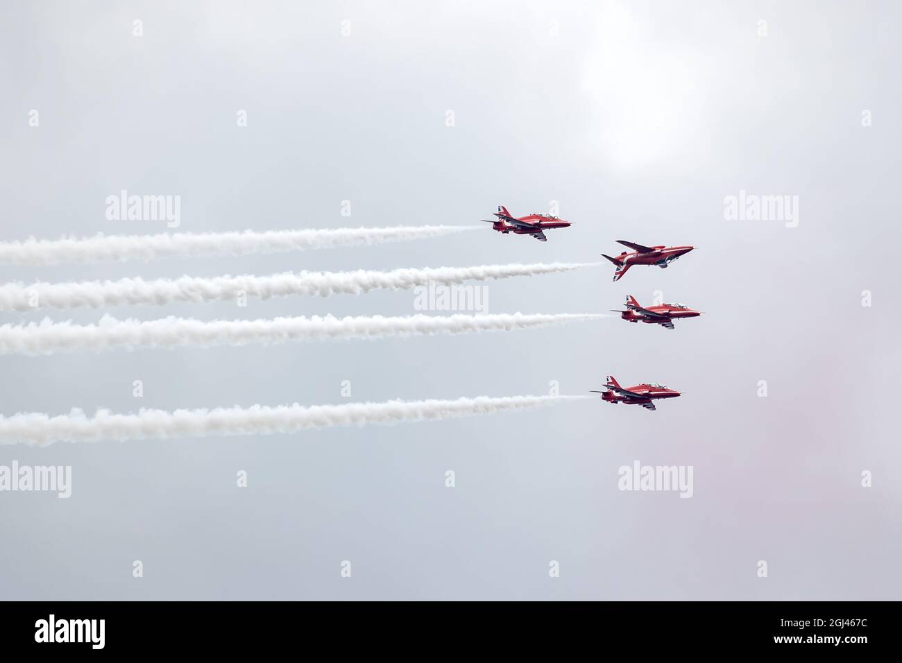 Royal Air Force Aerobatic Team, Red Arrows, display, Bournemouth Air ...