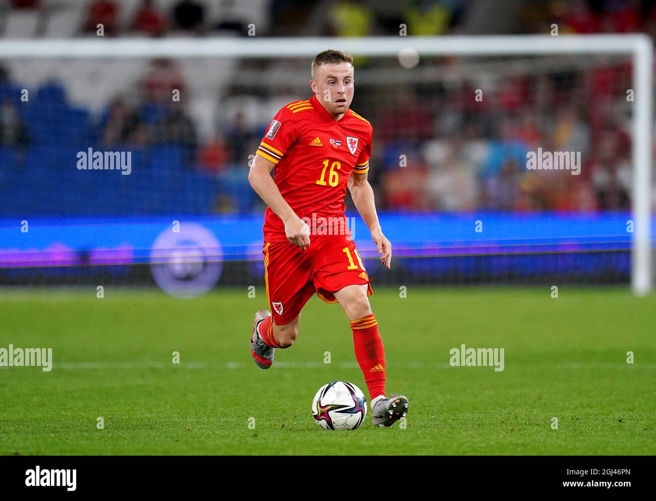 Wales' Joe Morrell during the 2022 FIFA World Cup Qualifying match at ...