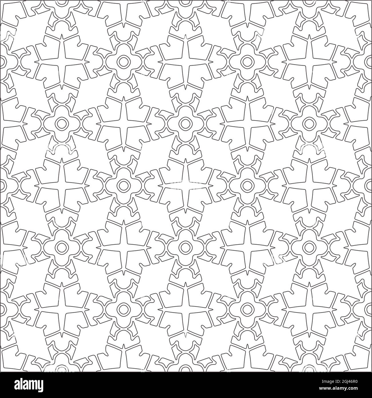 floral pattern background.Repeating geometric tiles from striped ...