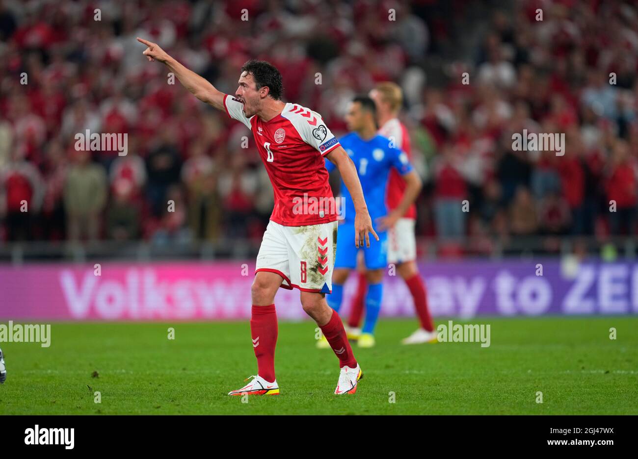 September 8, 2021: Thomas Delaney of Denmark during Denmark against ...