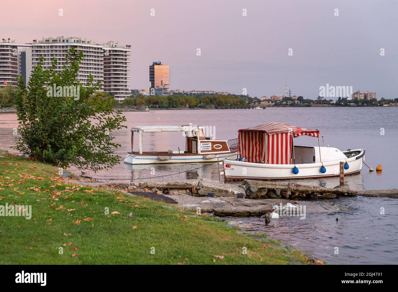 The view of the inhabitants of Cennet neighborhood on the shores of ...