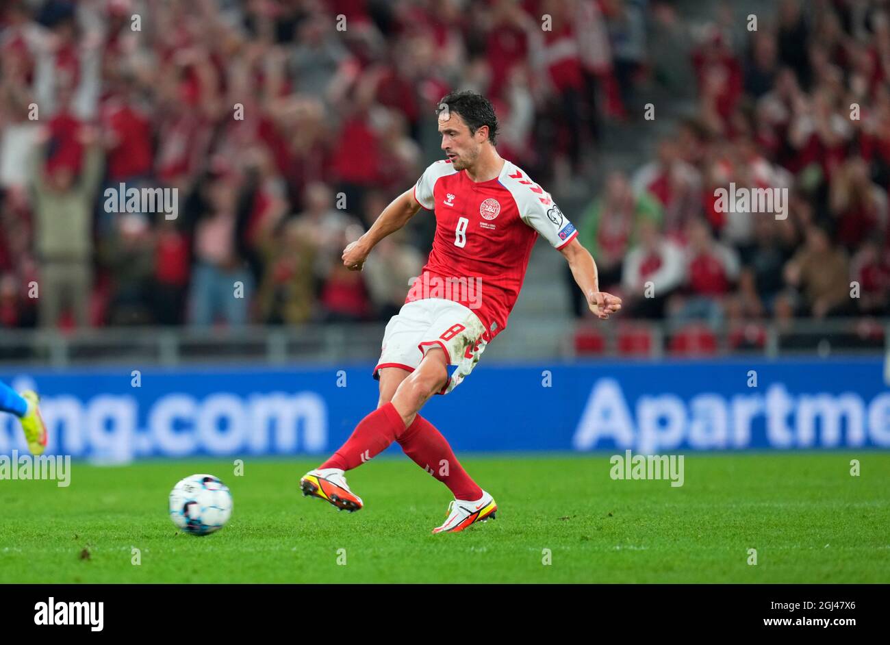 September 8, 2021: Thomas Delaney of Denmark during Denmark against ...
