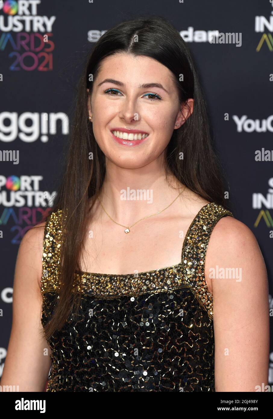 September 8th, 2021, London, UK. Amy Hunt arriving at the Sport ...