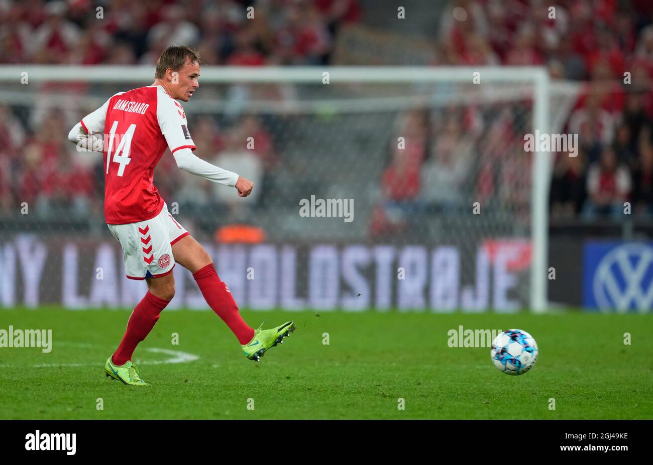 September 8, 2021: Mikkel Damsgaard of Denmark during Denmark against ...