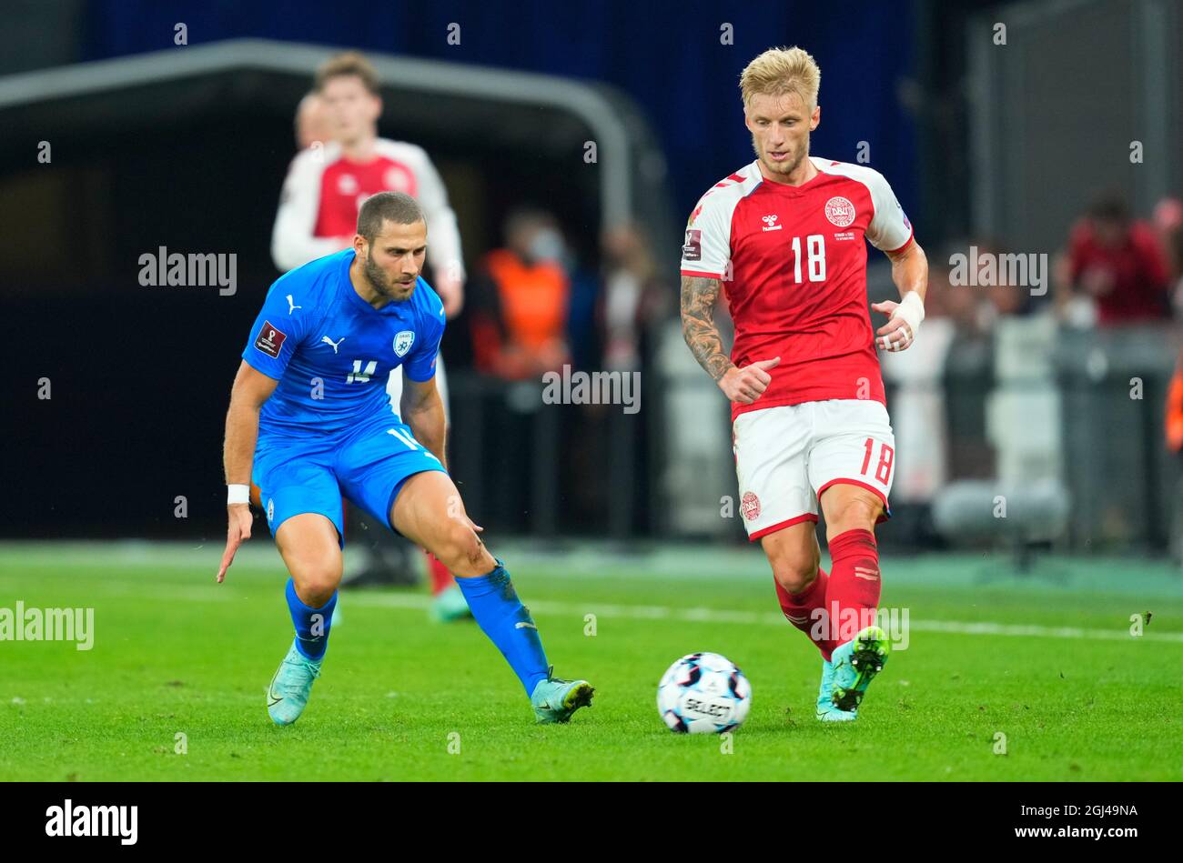 September 8, 2021: Daniel Wass of Denmark during Denmark against Israel ...
