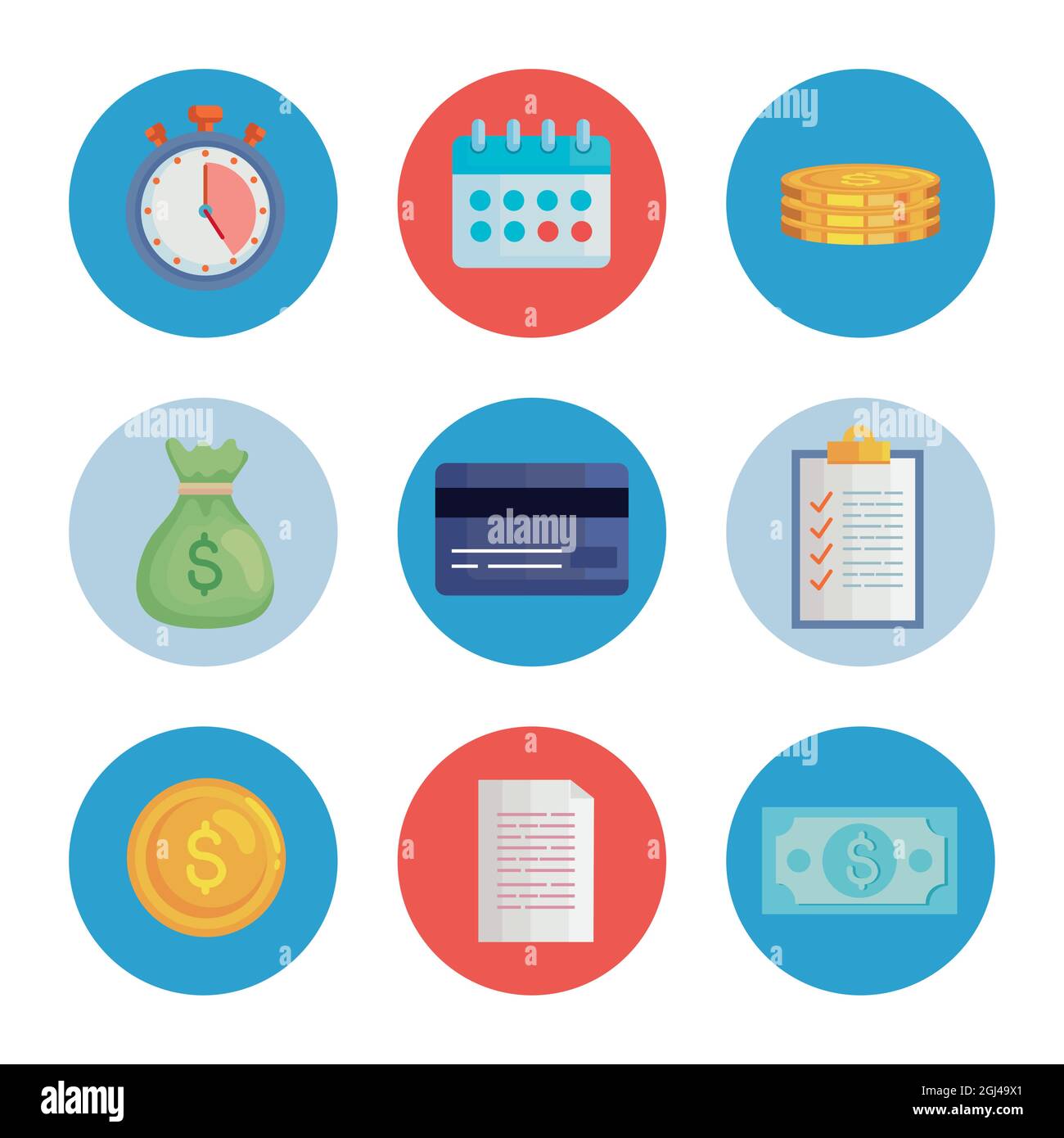 Short term icons Stock Vector Image & Art - Alamy