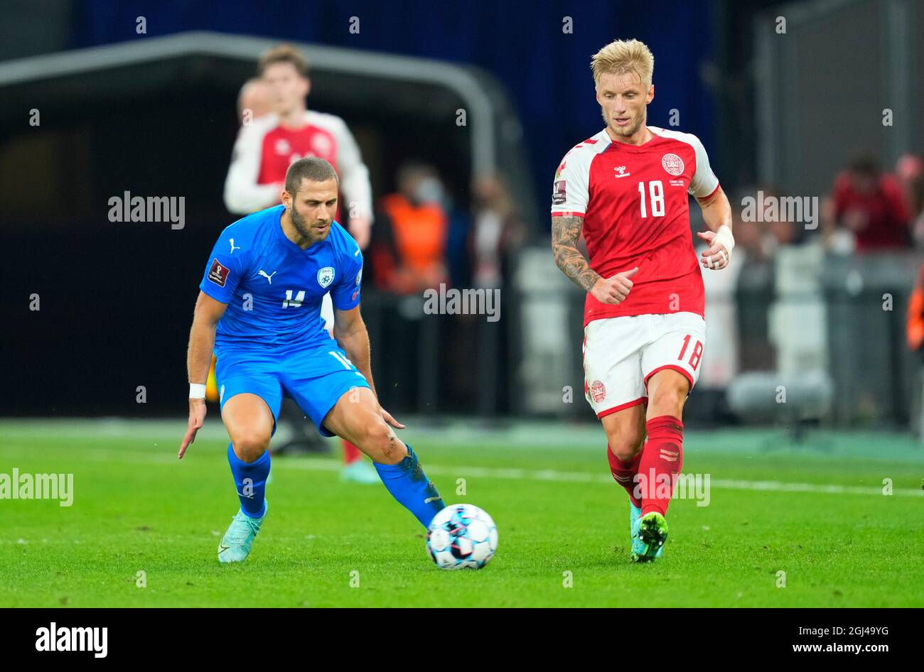 September 8, 2021: Daniel Wass of Denmark during Denmark against Israel ...