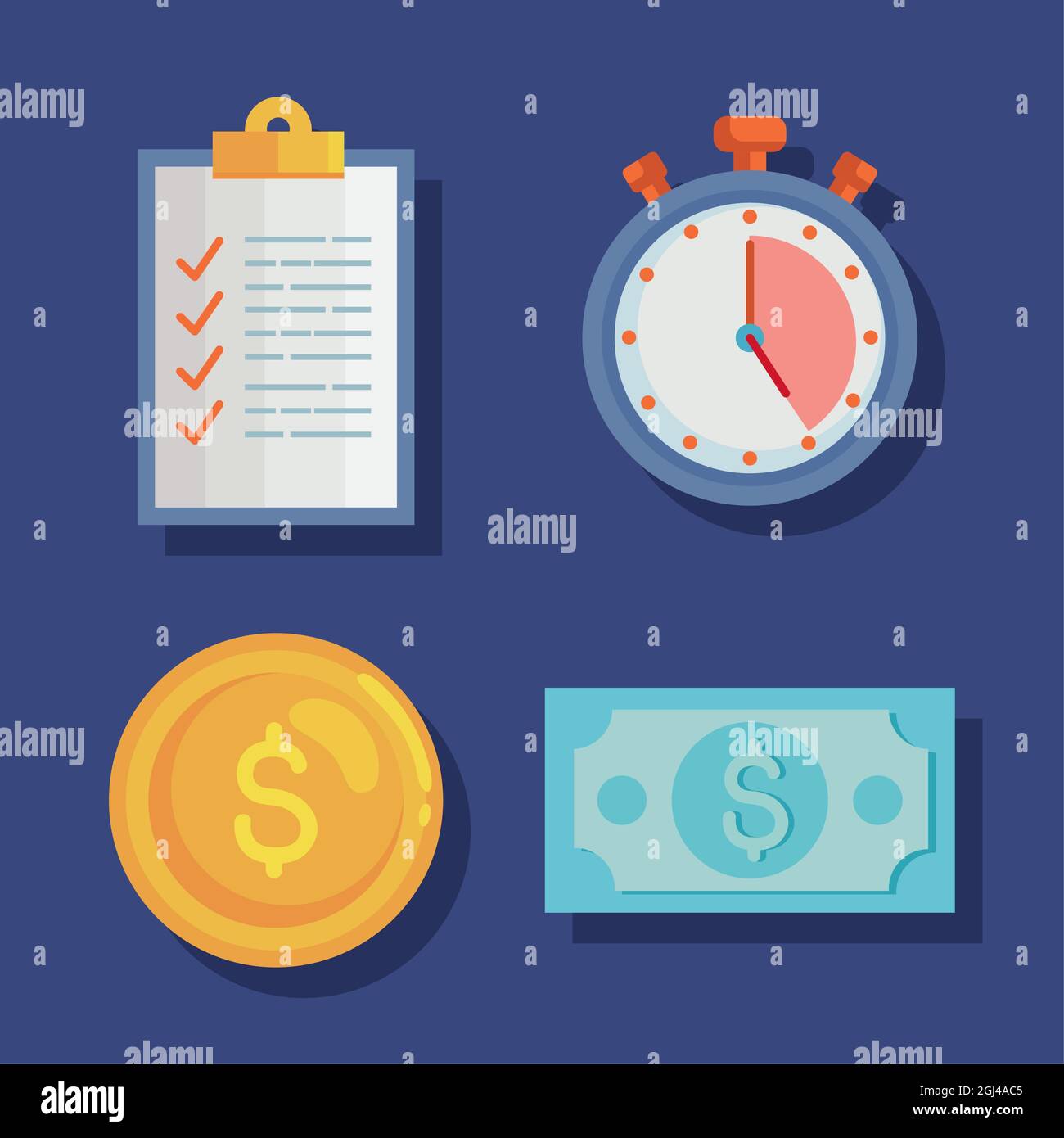 Short term icon collection Stock Vector Image & Art - Alamy