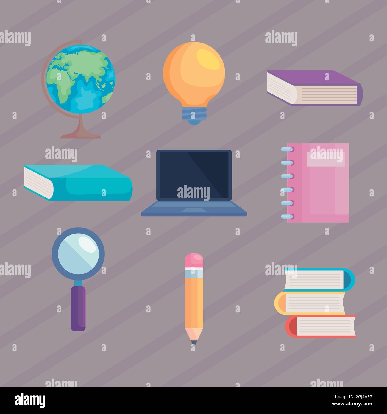 education icon group Stock Vector Image & Art - Alamy