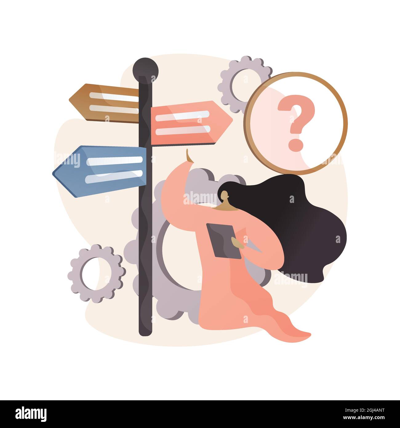 Decision making abstract concept vector illustration Stock Vector Image ... Decision making abstract concept vector illustration Stock Vector Image ...