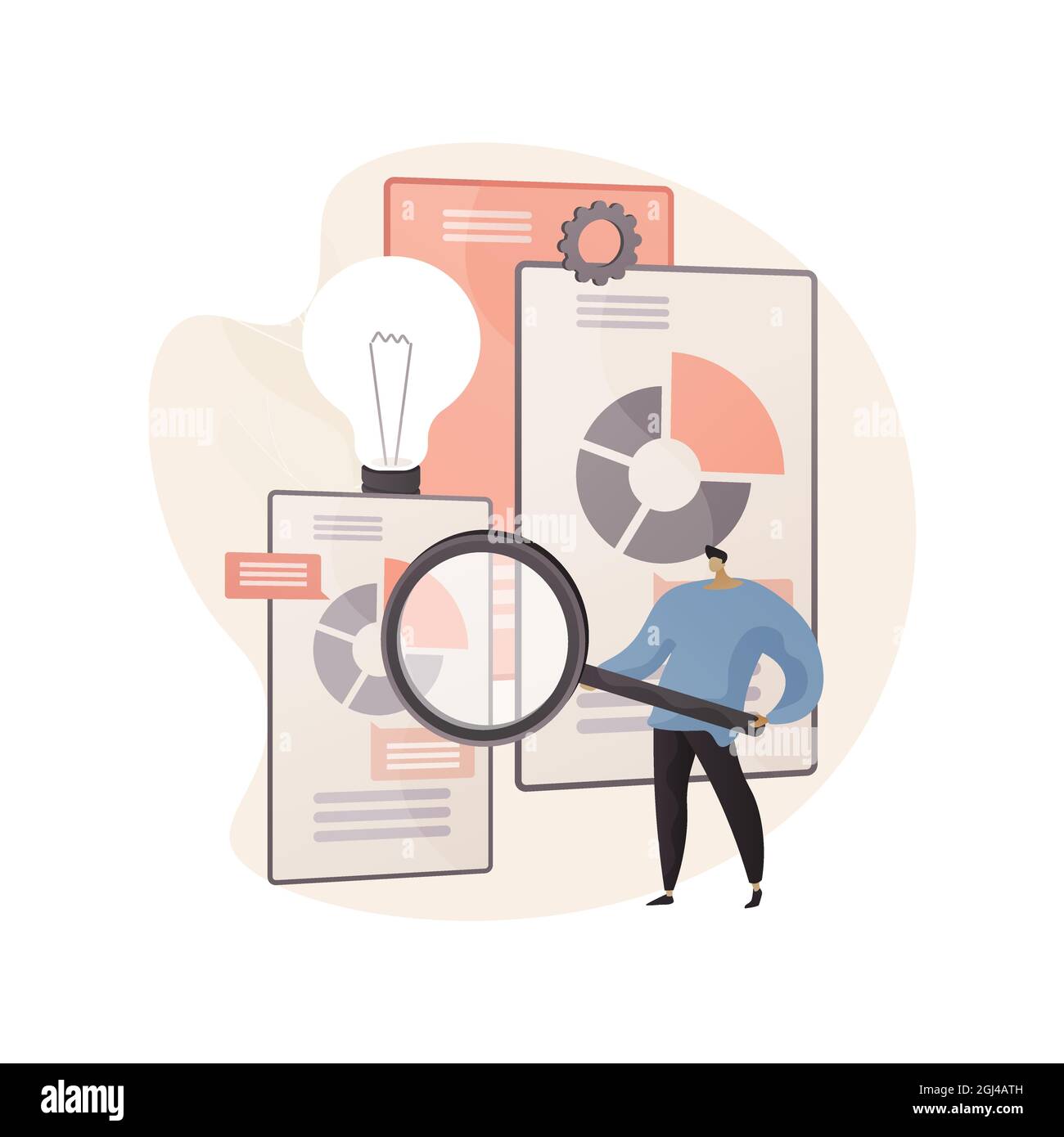 Competitive intelligence abstract concept vector illustration Stock ...