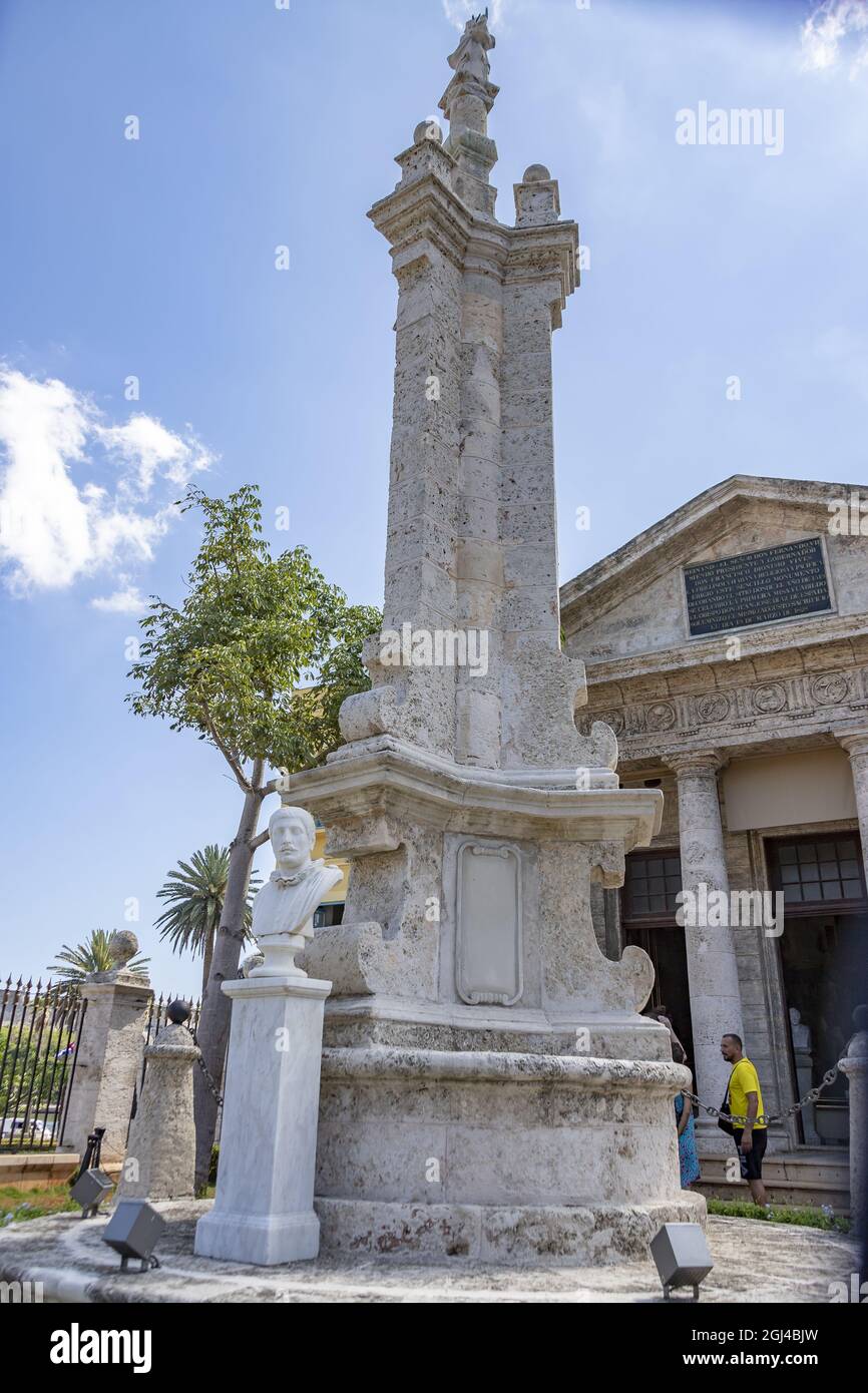 HAVANA, CUBA - May 29, 2019: A temple where the Spanish colonizers met ...