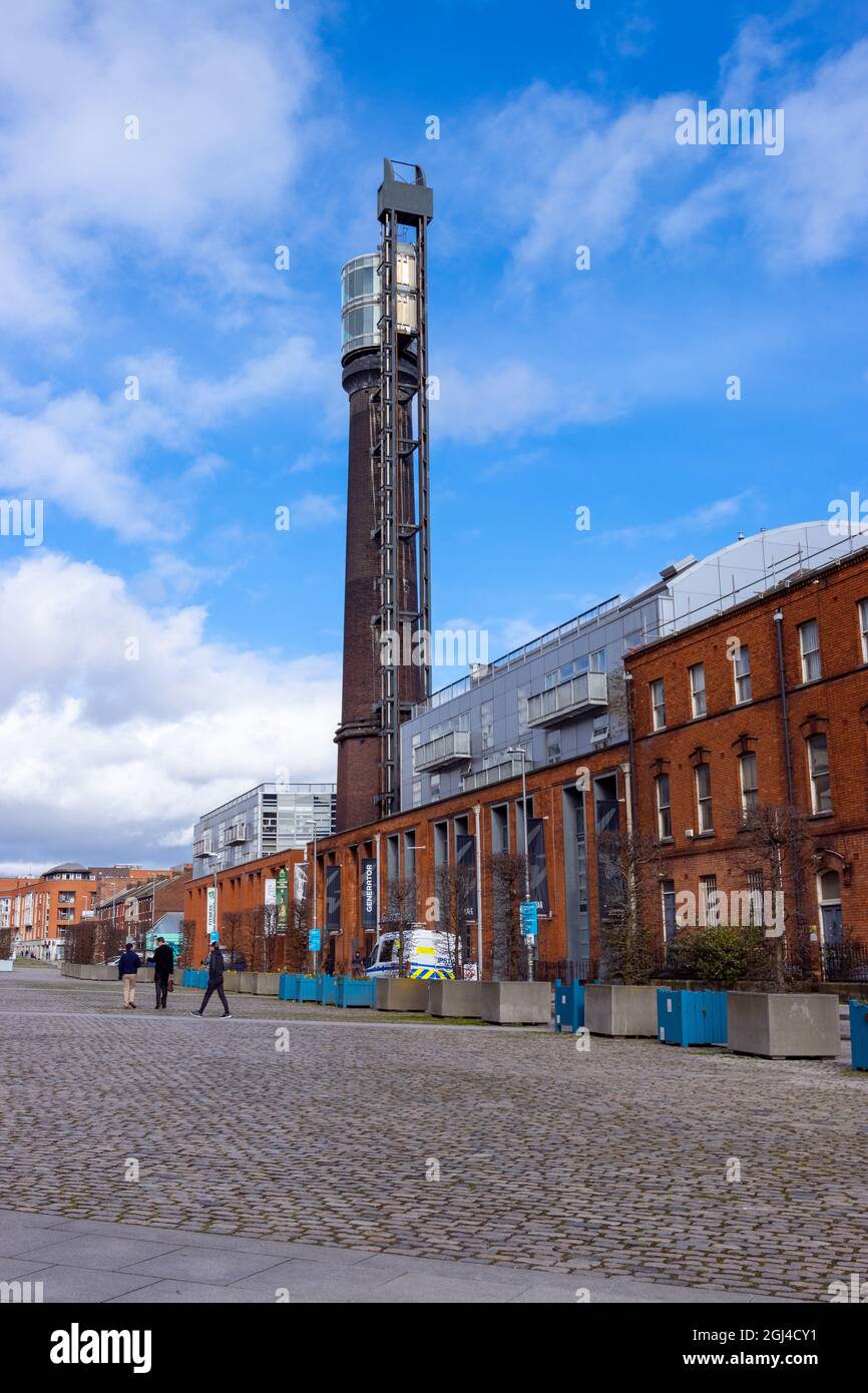 DUBLIN, IRELAND - Mar 03, 2021: A scenic shot of the Chimney Viewing ...