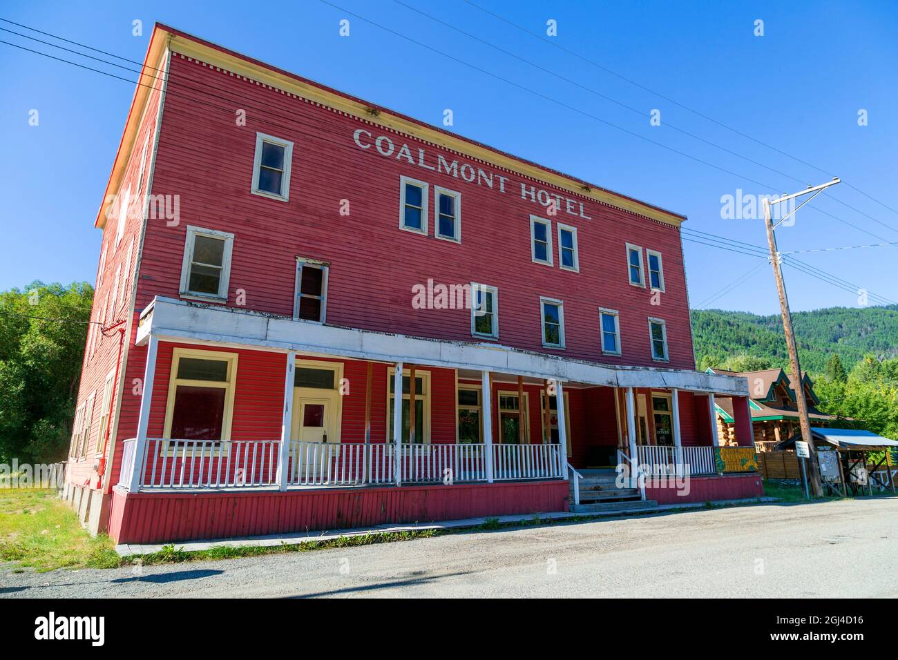 Coalmont, British Columbia, Canada - August 28, 2021: The Coalmont ...