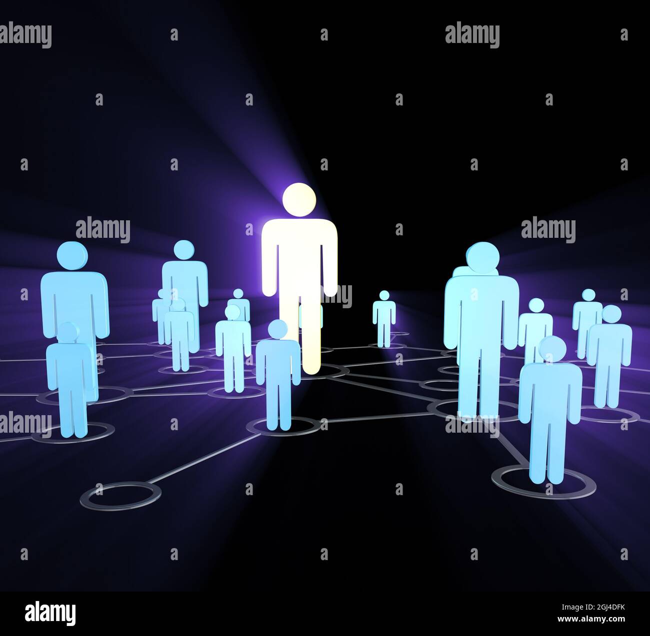 Social network concept pictorial hi-res stock photography and images ...