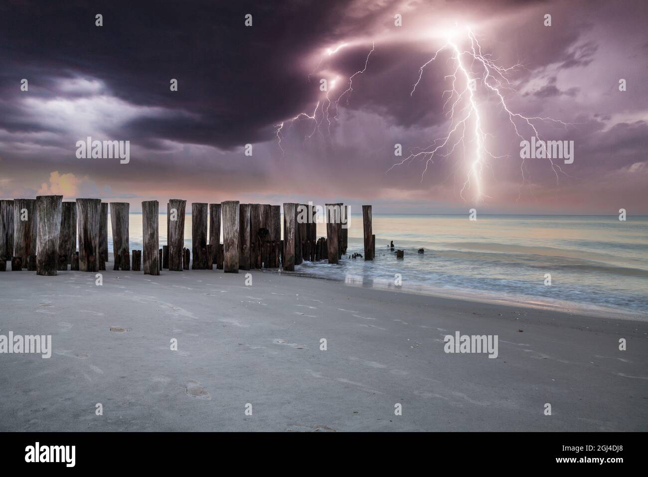 Ocean Storm Lightning