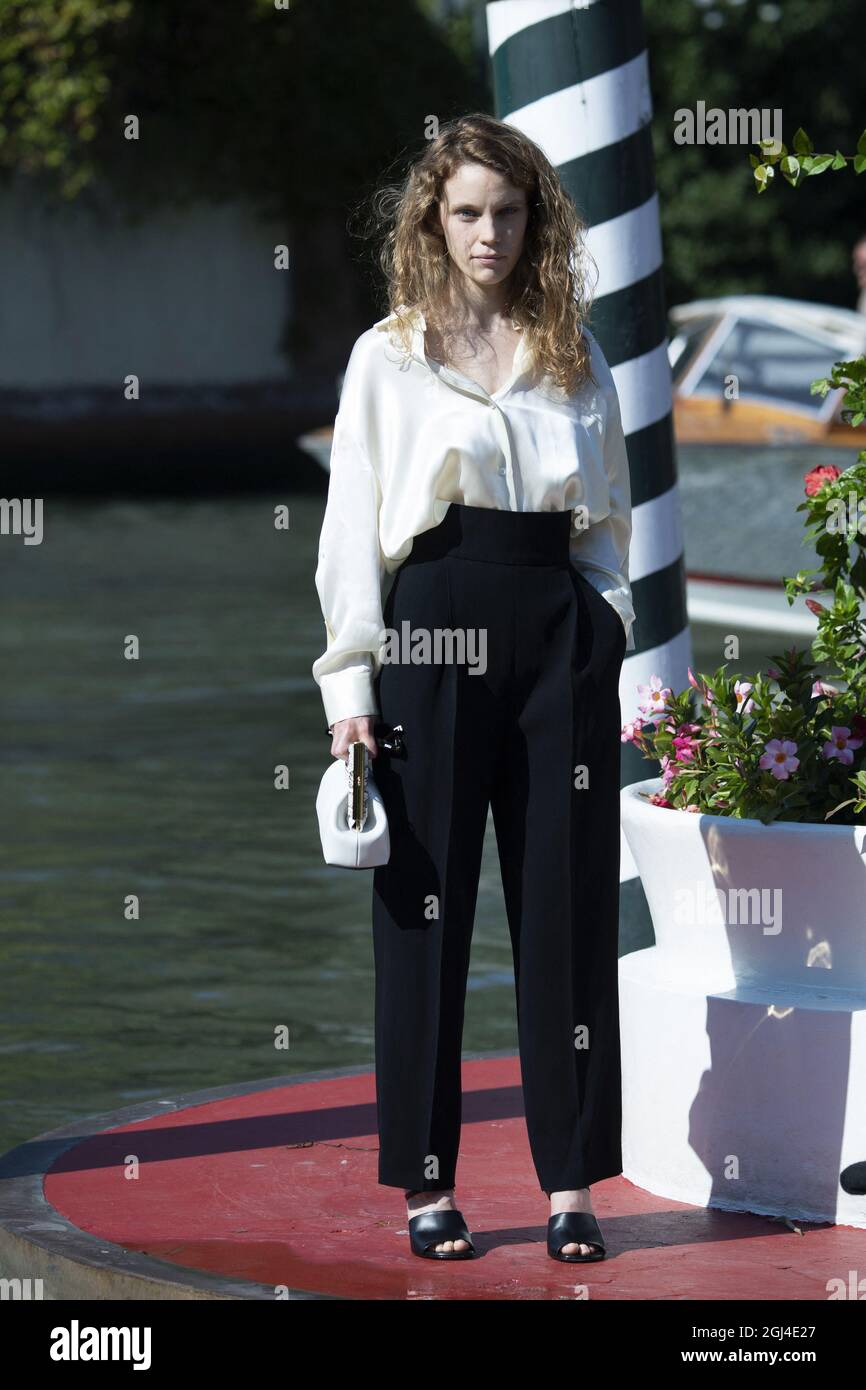 Carlotta Gamba arriving at the Excelsior Hotel as part of the 78th ...