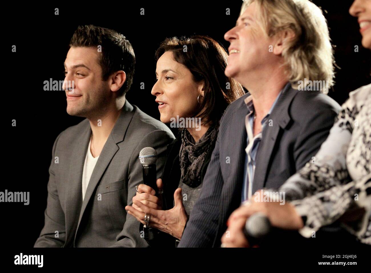 New York, NY, USA. 28 November, 2011. Jason Ienner, Lee Dannay, Steve ...