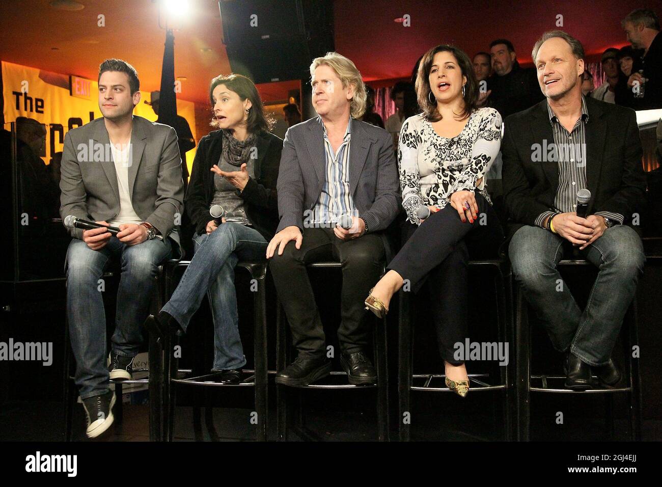 New York, NY, USA. 28 November, 2011. Jason Ienner, Lee Dannay, Steve ...
