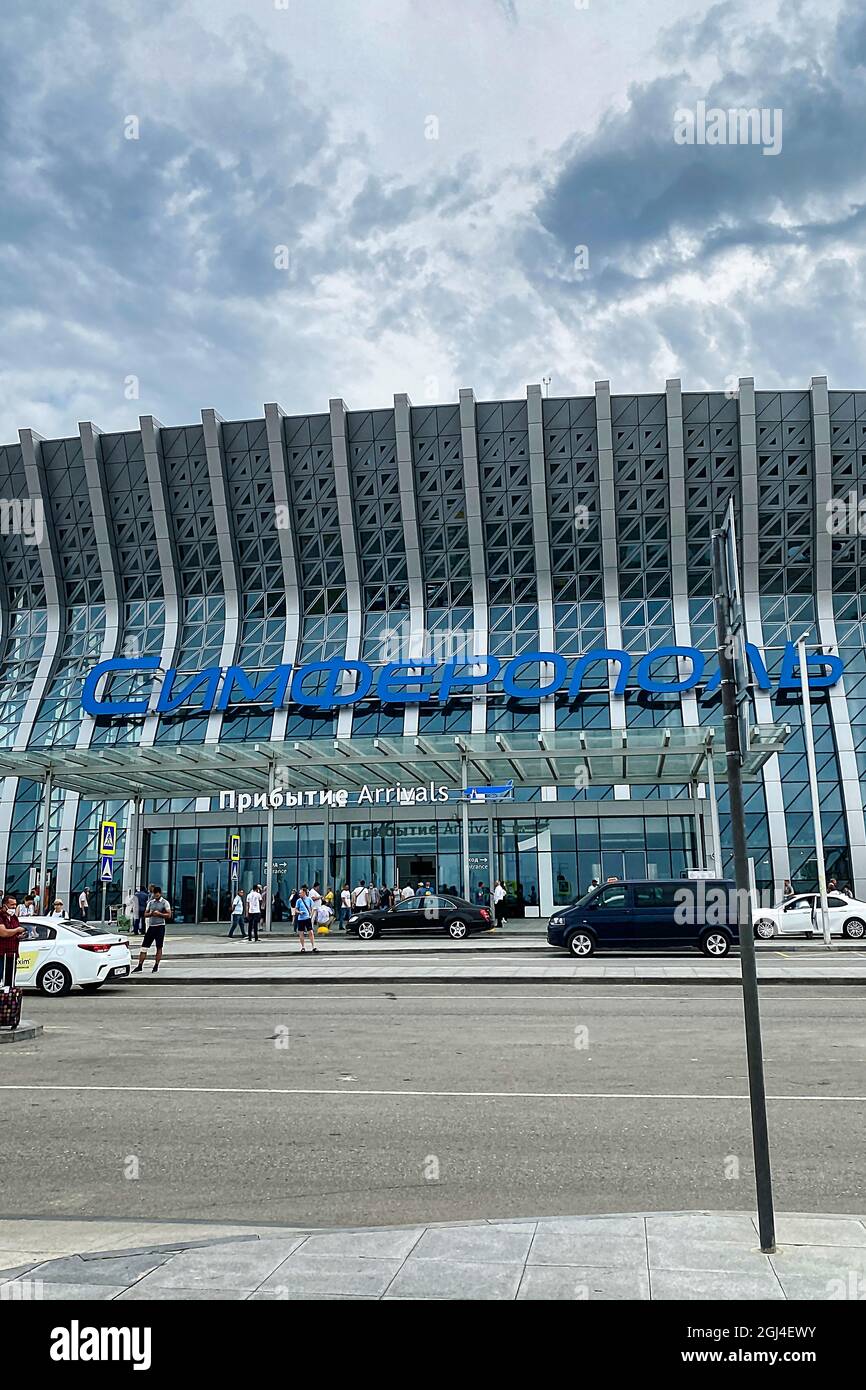 Simferopol, Crimea-June 23, 2021: City landscape with a view of the ...