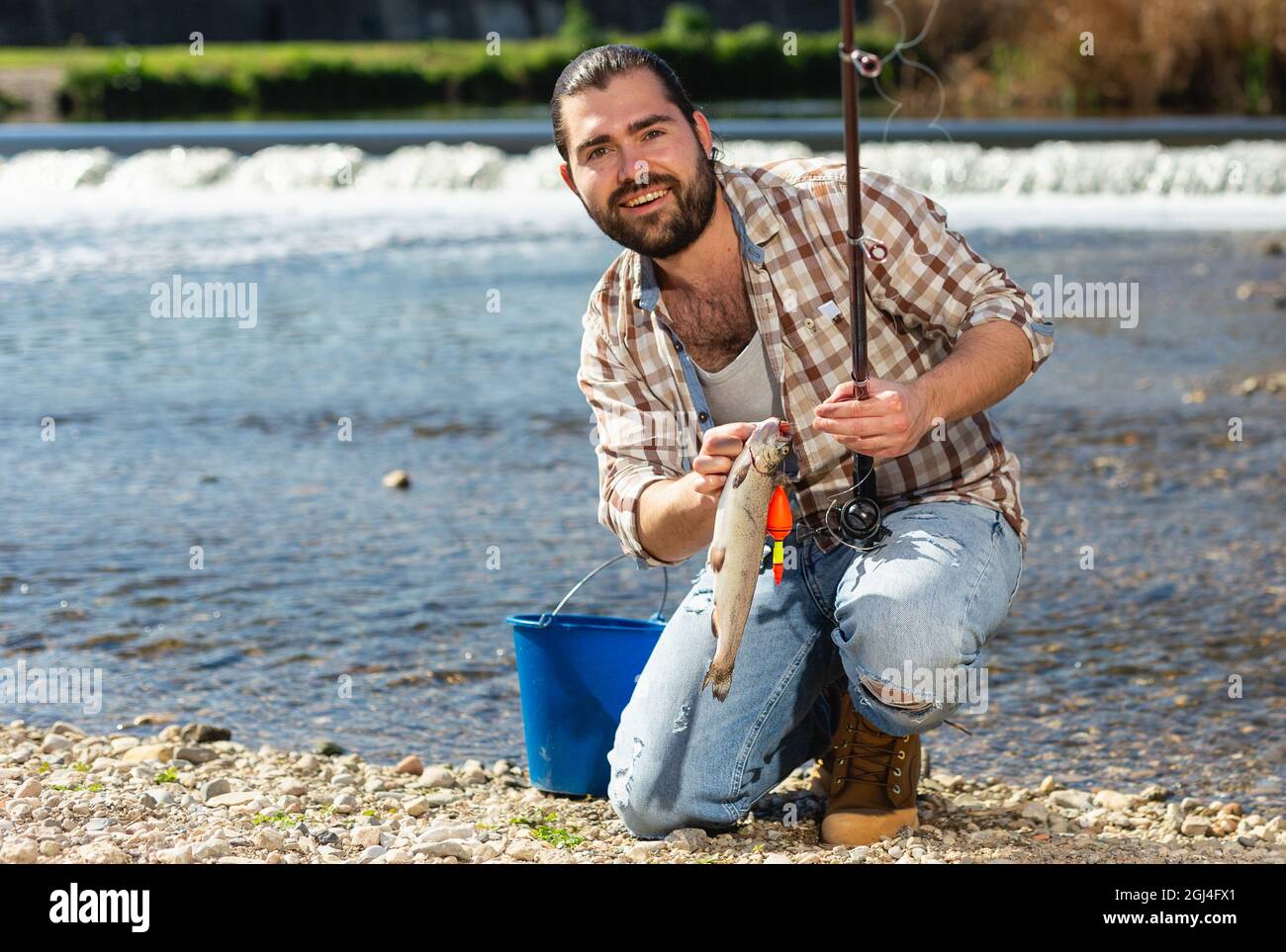 Bucket stool hi-res stock photography and images - Alamy