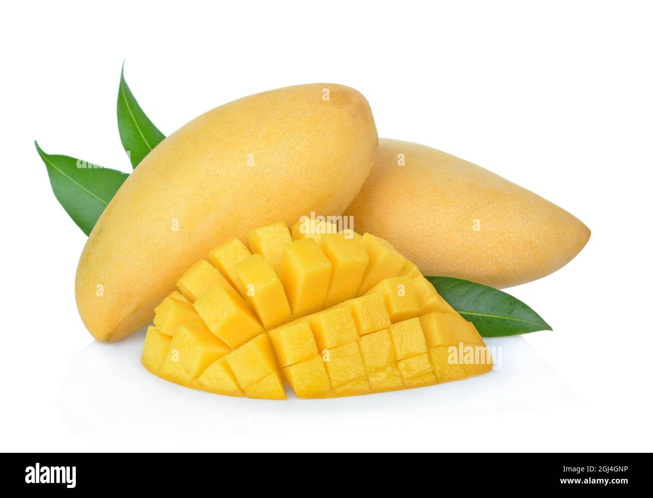mango isolated on white background Stock Photo - Alamy