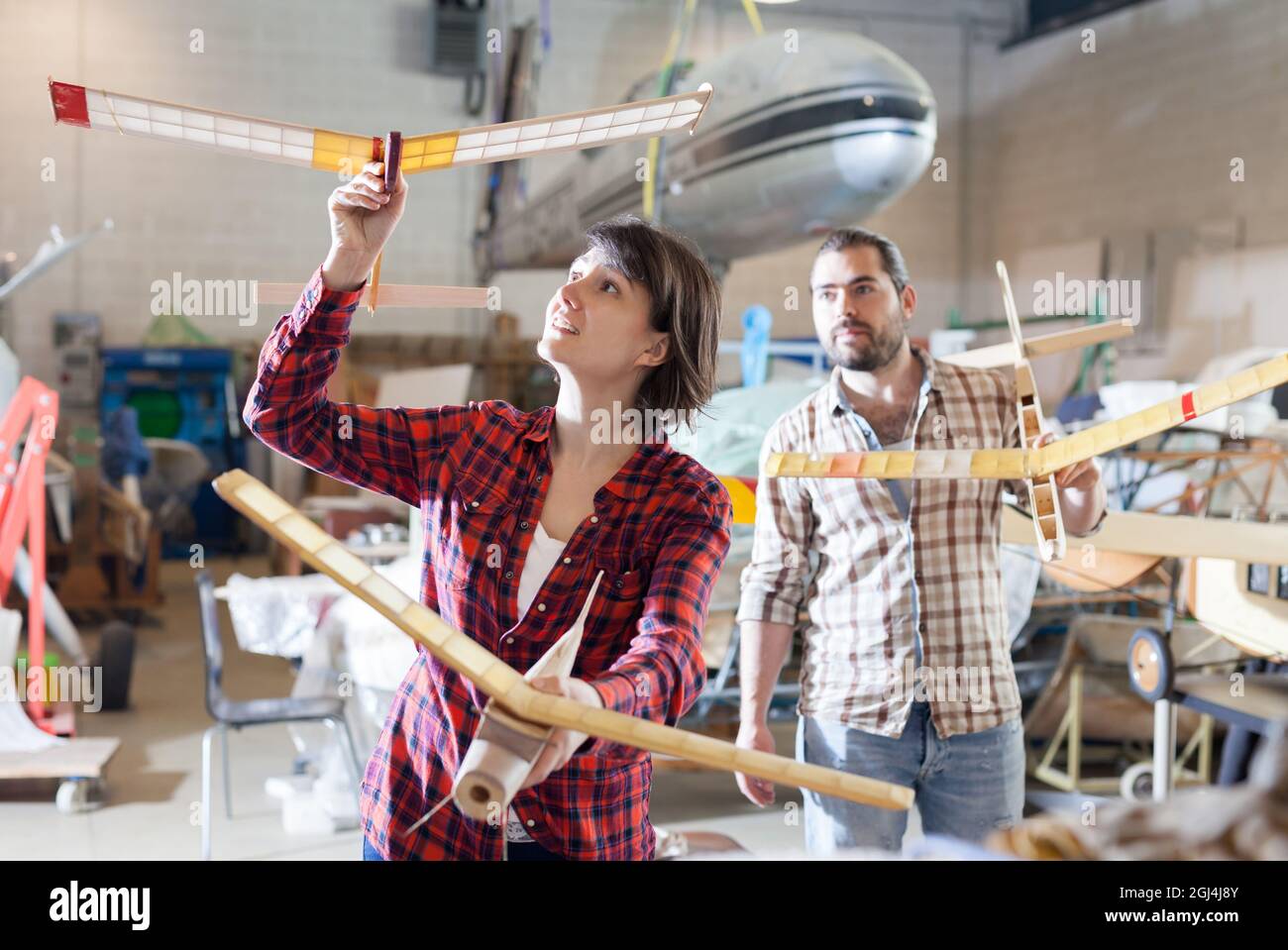 Portrait happy female hobbyist hi-res stock photography and images - Alamy