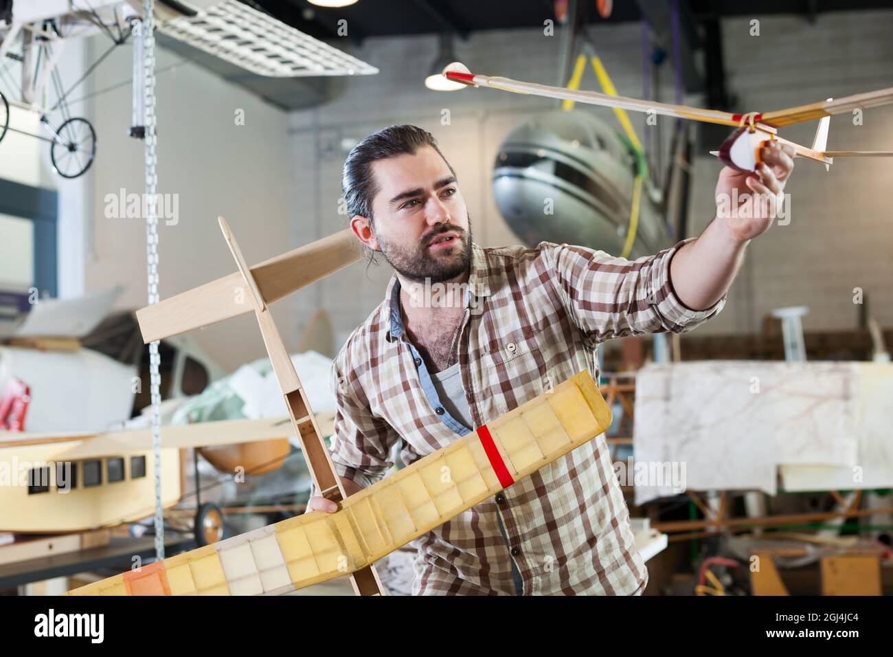 Happy hobbyist hi-res stock photography and images - Alamy