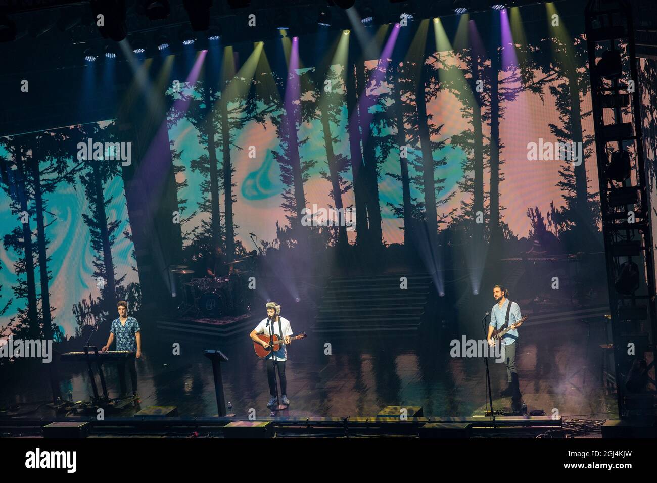 of AJR during the 'OK Orchestra' Tour at The Sylvee on September 7 ...