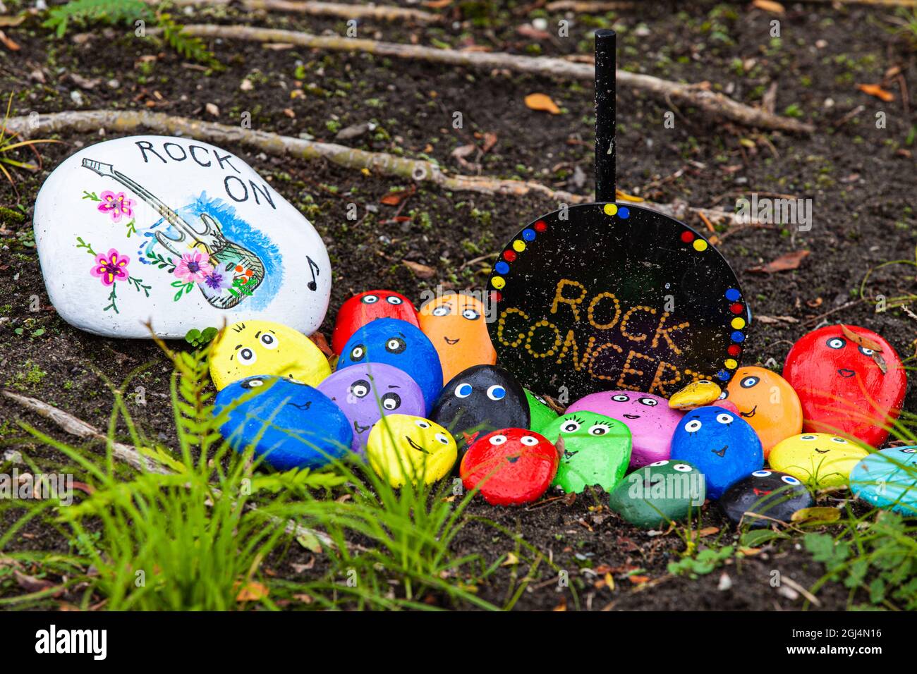 British columbia rock art hi-res stock photography and images - Alamy