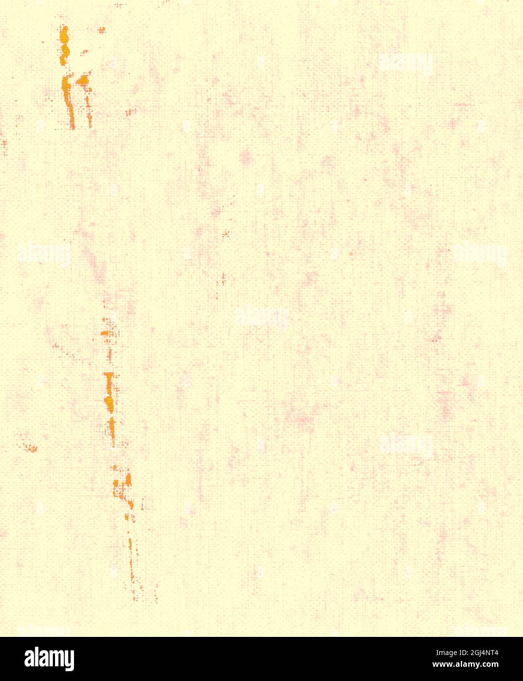 Handmade. Burnt Sienna acrylic color with gold paint stains on canvas ...