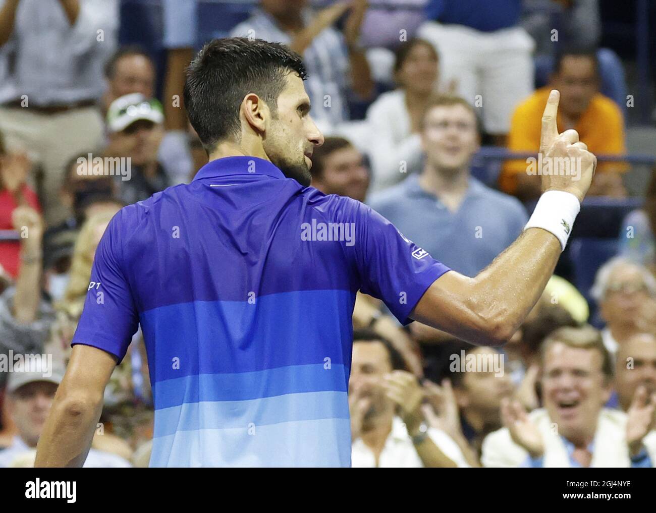 Novak djokovic players box hi-res stock photography and images - Alamy