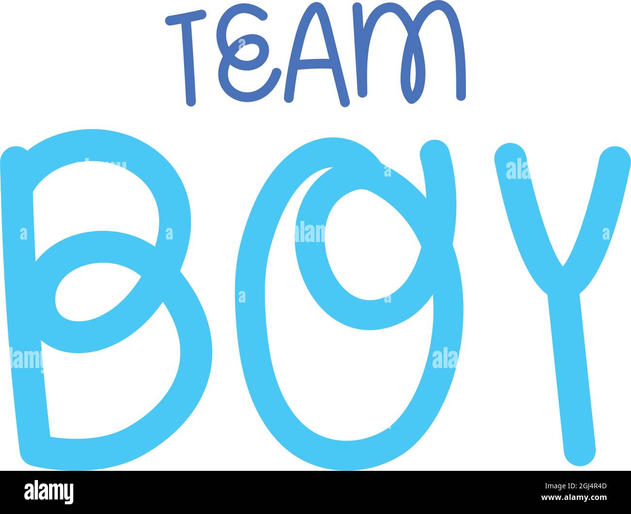 team boy lettering Stock Vector Image & Art - Alamy